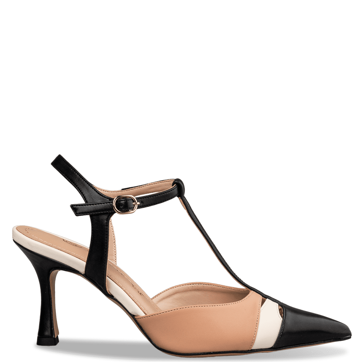 T-BAR PUMPS - Συνθετικό Δέρμα - ΜΑΥΡΟ - Γόβες | EnvieShoes