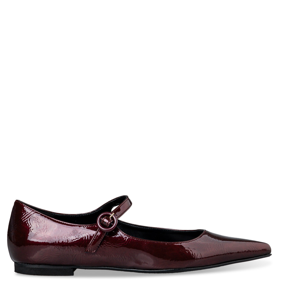POINTED TOE BALLERINAS - Συνθετικό Δέρμα - ΜΠΟΡΝΤΩ - Μπαλαρίνες ...